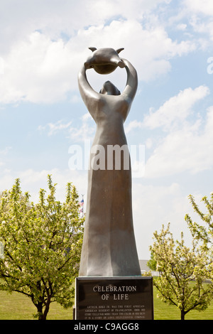The 'Celebration of Life' sculpture by Alfred Tibor, unveiled in 2004 ...