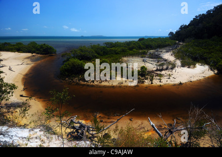 Islands of the Great sandy Strait Stock Photo - Alamy