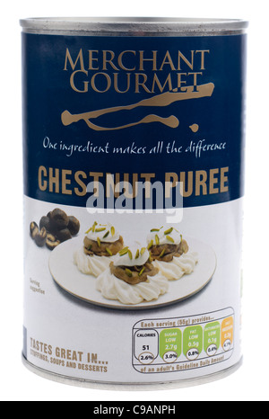 CHESTNUT PUREE CUT OUT Stock Photo - Alamy
