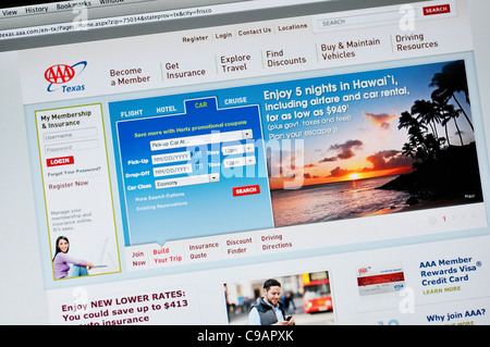 AAA - American Automobile Association members Card Stock Photo - Alamy