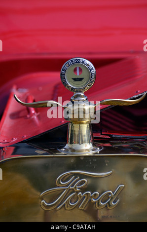 Ford Model T veteran car brass radiator shell with stamped Ford logo ...