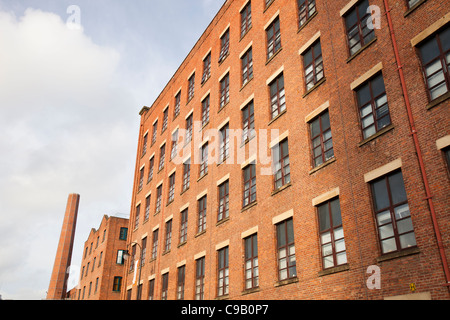 An old cotton mill in Manchester, converted into apartments, UK Stock ...