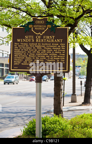 wendys fast food restaurant Stock Photo - Alamy