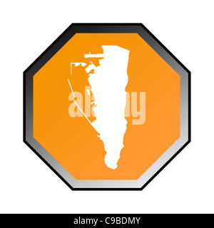 Gibraltar road sign isolated on a white background Stock Photo - Alamy