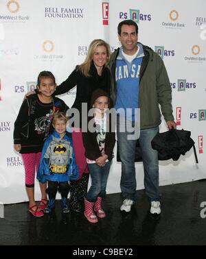Rob Riggle, family at arrivals for Express Yourself 2011 Creative Arts ...