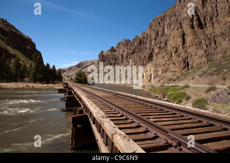 Wagon Bridge Over Colorado River Stock Photo - Alamy