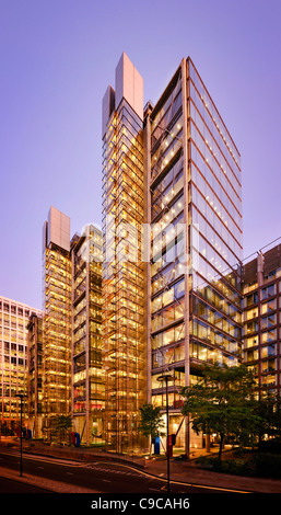 88 Wood Street skyscraper building architecture. London, England Stock ...