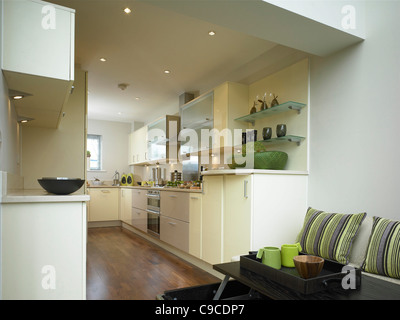 internal view of a modern kitchen Stock Photo - Alamy