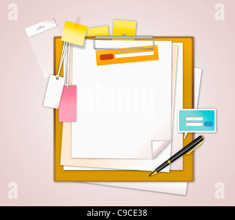 Various note papers Stock Photo - Alamy