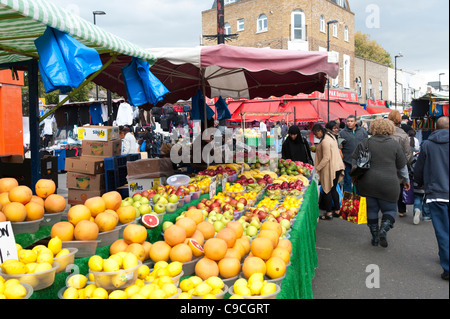 Ridley Road Food Market, Hackney, London Stock Photo - Alamy