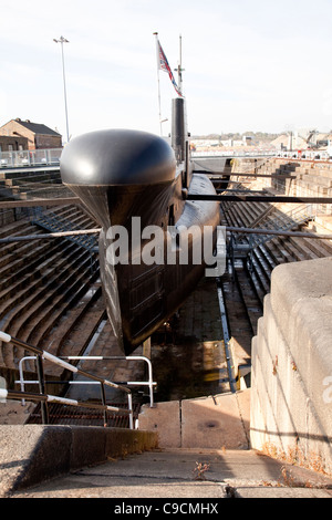 A dry dock at Chatham Historic Dockyard in Kent England UK Stock Photo ...