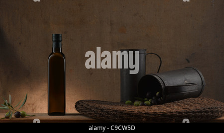 traditional italian tools for producing olive oil Stock Photo - Alamy