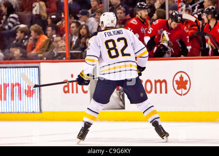 Dec. 20, 2011 - Ottawa, Ottawa, Canada - Buffalo head coach, Lindy Ruff ...
