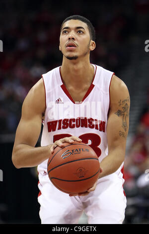 Dec. 23, 2011 - Madison, Wisconsin, U.S - Wisconsin guard Josh Gasser ...