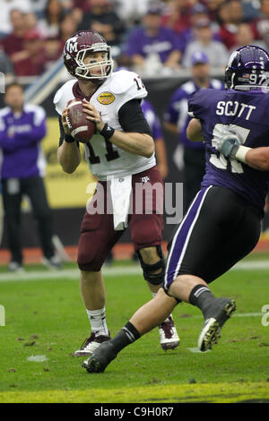 Dec. 31, 2011 - Houston, Texas, U.S - Northwestern Wildcats QB Kain ...