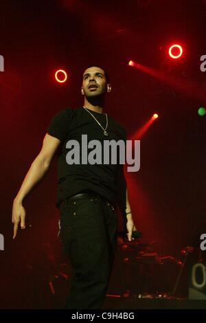 Drake on stage for Drake New Year's Day Concert at The Joint, Hard Rock ...