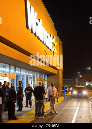 The Walmart Store in Modesto California in the early morning light ...