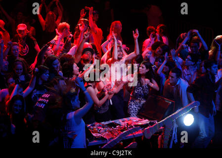 Girl Talk is the stage name of musician Gregg Gillis (beard and ...