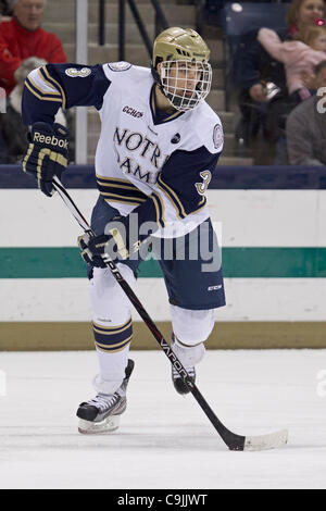 Jan. 13, 2012 - South Bend, Indiana, U.S - Notre Dame left wing Jeff ...