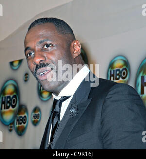 IDRIS ALBA attends the 2012 HBO Golden Globes After Party Stock Photo ...