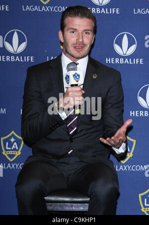 DAVID BECKHAM DAVID BECKHAM PRESS CONFERENCE DOWNTOWN LOS ANGELES ...
