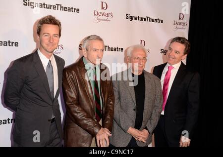 Edward Albee; Frank Gehry, James Houghton at arrivals for Signature ...