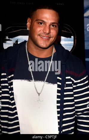 Ronnie Magro at arrivals for ACT OF VALOR Premiere, The Intrepid, New ...