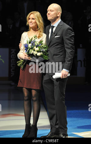 Feb. 11, 2012 - Toronto, Ontario, Canada - Matts Sundin drops the ...