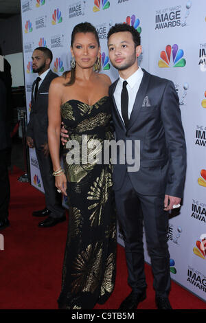 Vanessa Williams, Devin Hervey The 43rd Annual NAACP Awards at The ...
