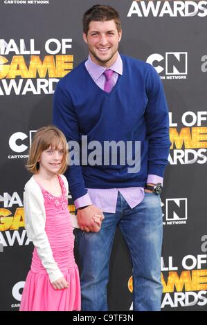Tim Tebow, Presley Collins The 2012 Cartoon Network Hall of Game Awards ...