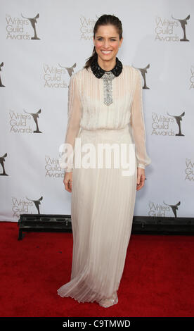 Amanda Peet. 19 February 2012, Hollywood, California. 2012 Writers Guild West Coast Awards ...