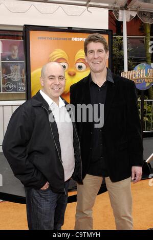 Cinco Paul and Ken Daurio at the "Lorax" Premiere held at Universal ...