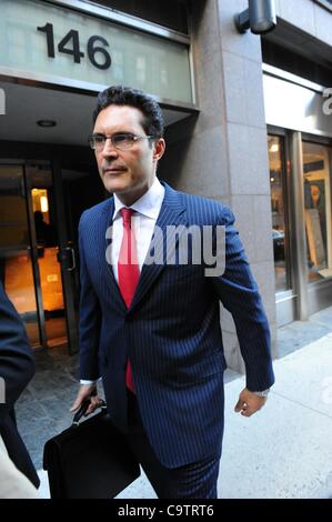 Feb. 20, 2012 - Manhattan, New York, U.S. - ADAM HOCK, accused of ...