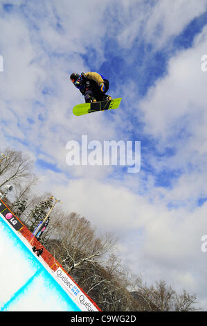 Taku Hirraoka of Japan competes in the men's Halfpipe world cup ...