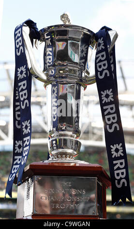The RBS Six Nations trophy Stock Photo - Alamy
