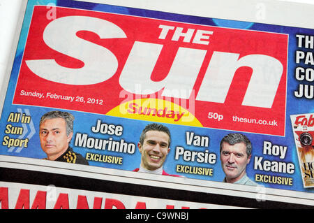 UK, The first edition of News International's The Sun on Sunday ...