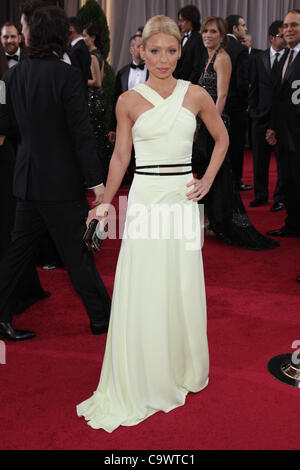 Kelly Ripa arrives at the Oscars on Sunday, March 2, 2025, at the Dolby ...