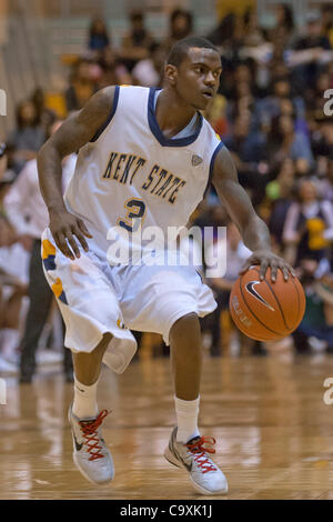 Feb. 29, 2012 - Kent, Ohio, U.S - Kent State guard Michael Porrini (2 ...
