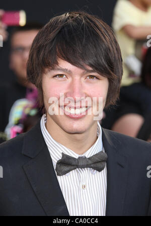 Actor Sam Tan at the Los Angeles Premiere of "The Hunger Games" held at ...