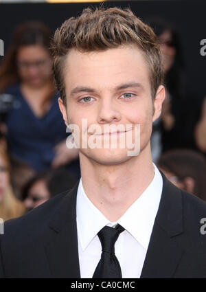 Jack Quaid at The Hunger Games Premiere at the Nokia Theatre in Los ...