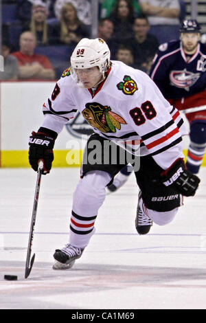 March 20, 2012 - Columbus, Ohio, U.S - Chicago Blackhawks left wing ...