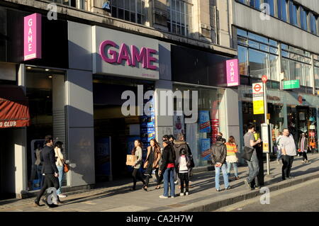 Game Store Oxford Street London Stock Photo: 24169152 - Alamy