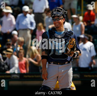 Bradenton, FL: Pittsburgh Pirates catcher Jason Delay (55) walks to the ...