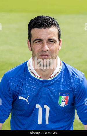 FLORENCE, ITALY - MAY 30: Antonio Di Natale Players of Italy poses ...