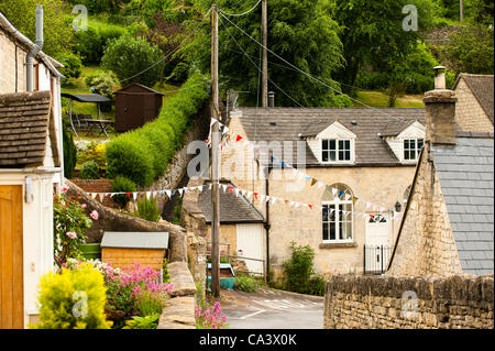 Village of Randwick in Gloucestershire, England, UK, attempts to break ...