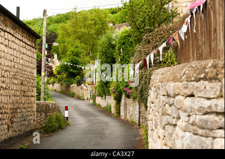 Village of Randwick in Gloucestershire, England, UK, attempts to break ...