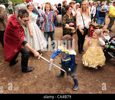 Over 500 people enjoying the Bank Holiday Street Party celebrating the ...