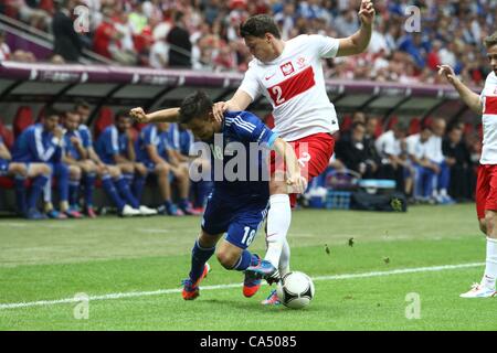 Poland vs Greece Euro 2012 Stock Photo - Alamy