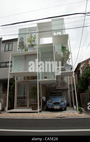 June 11, 2012, Tokyo, Japan - The transparent house "House NA" designed ...