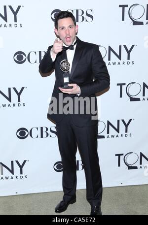 Steve Kazee in the press room for The 66th Annual Tony Awards - PRESS ...